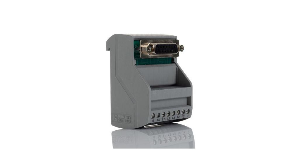 2315175 | Phoenix Contact 15-Contact Female Interface Module, D-sub Connector, DIN Rail Mount ...